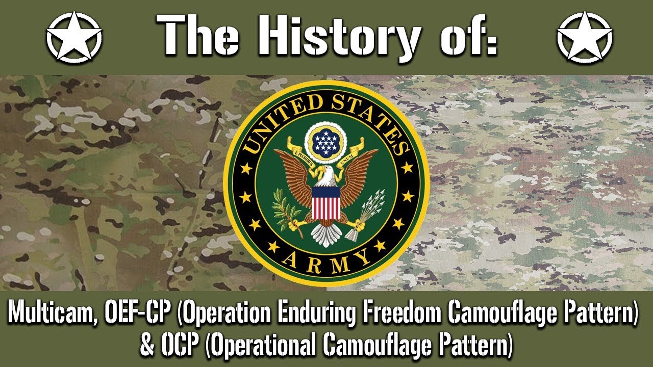 The History of: The US Army Multicam, OEF-CP & Operational Combat ...