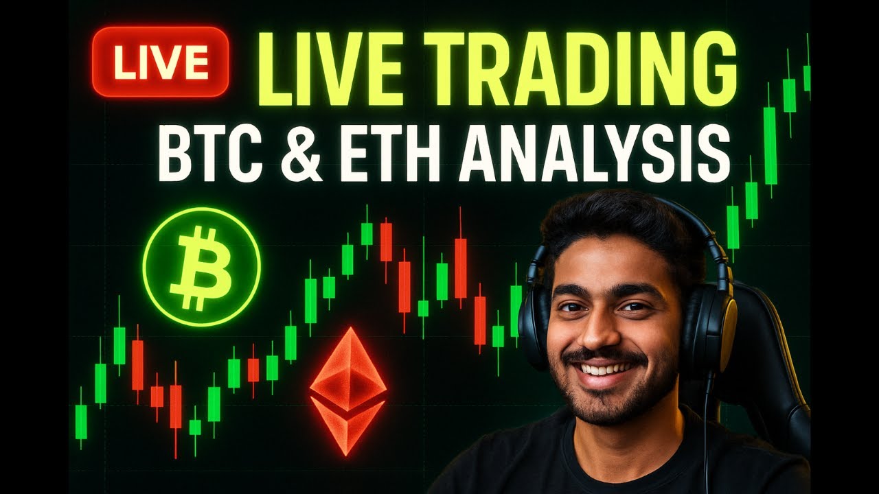 BTC Live | ETH Live Trading | Crypto Chart Analysis | Scalping ...