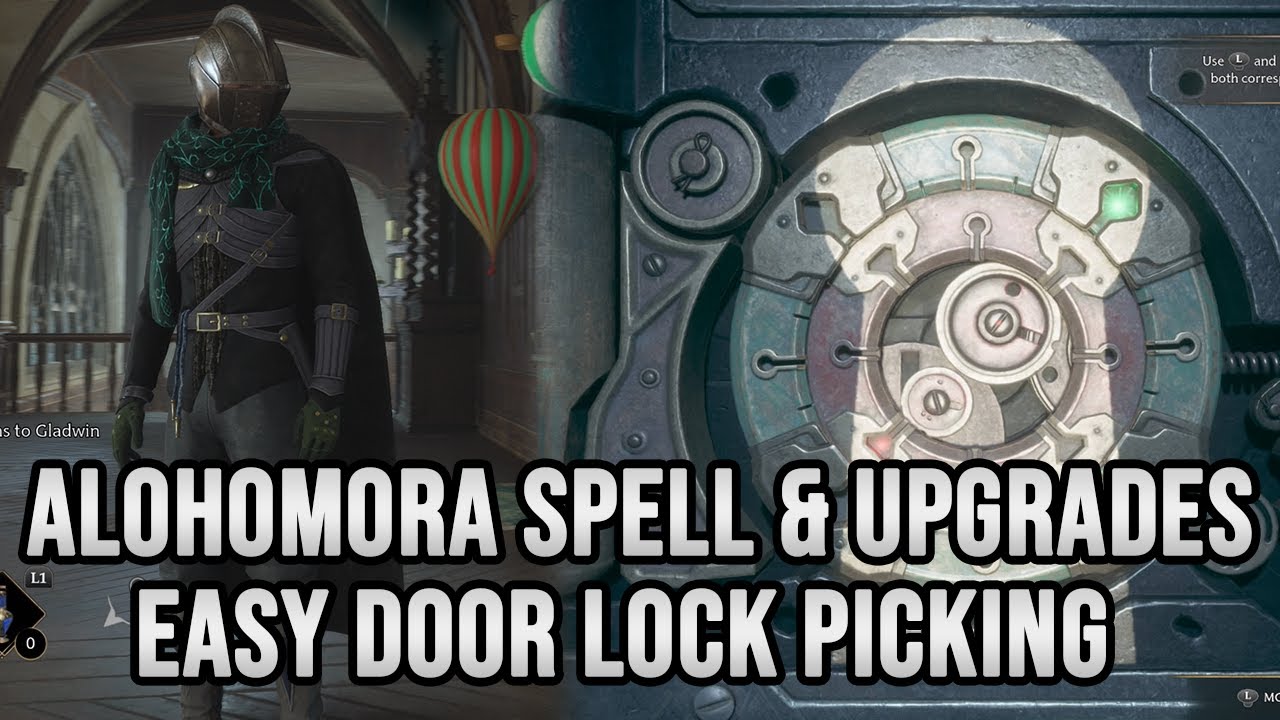 Hogwarts Legacy : How To Get Alohomora Spell & Upgrades How To Unlock ...
