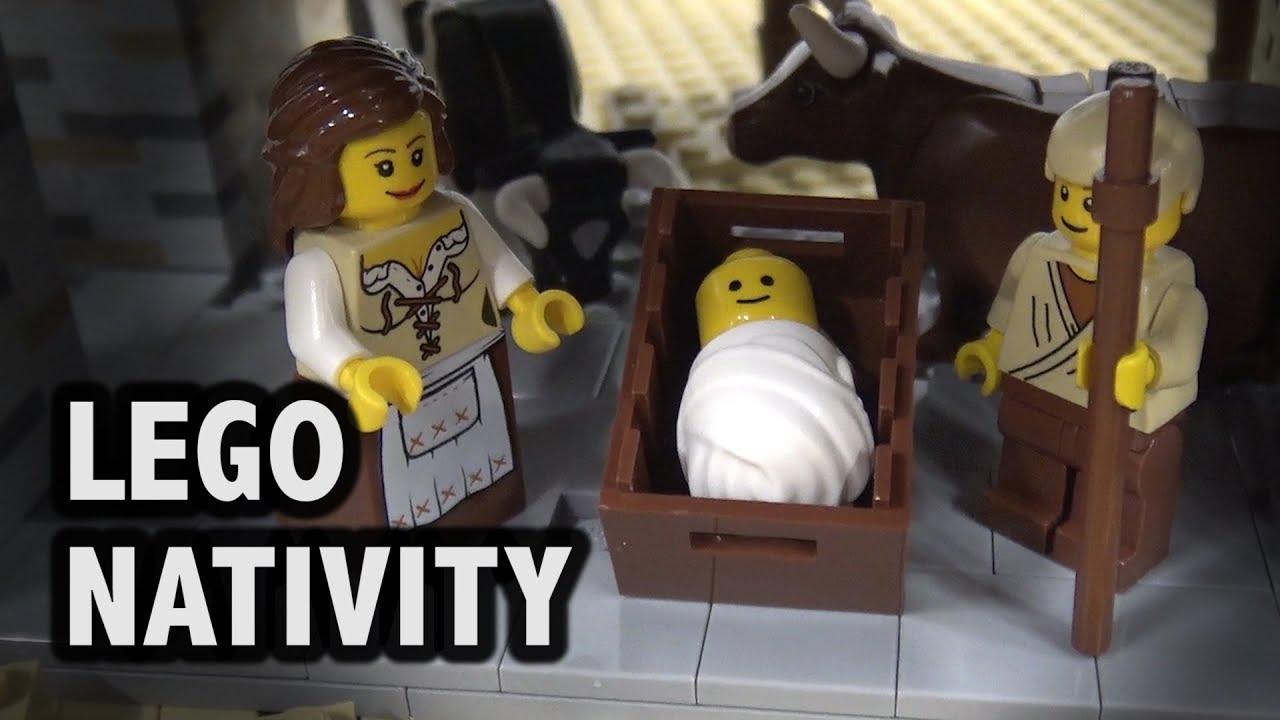 Bethlehem Nativity Scene in LEGO | Skaerbaek Fan Weekend 2017 - YouTube