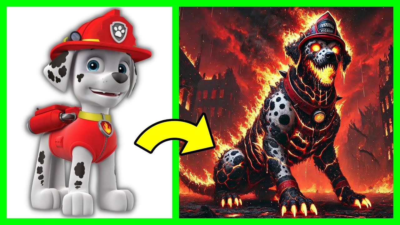 Paw Patrol as FIRE MONSTER: Inferno Unleashed | NashGATT - YouTube