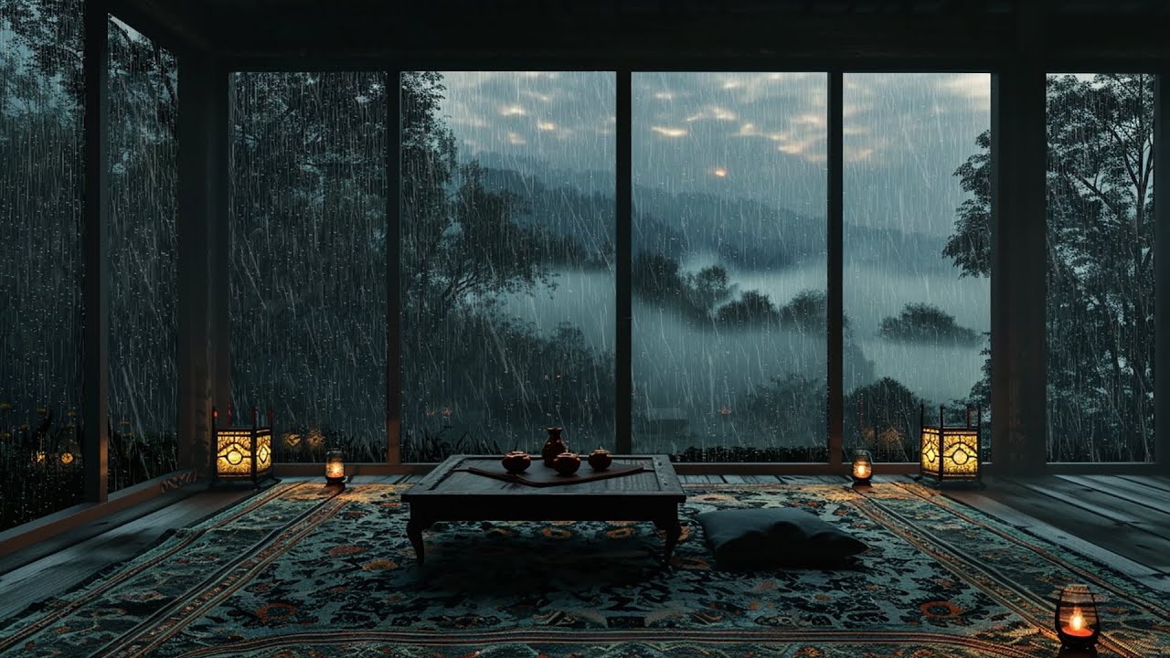 Sleep Well In The Rain - Relaxing Rain Music For Sleep - Nature Sounds ...