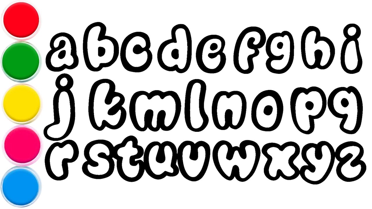 How to Draw the Alphabet | Easy Step by Step for Beginners - YouTube
