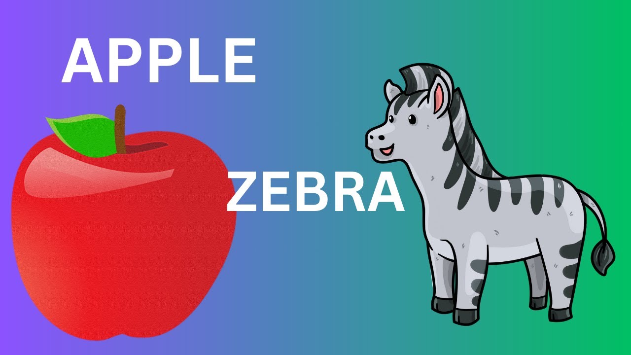 Learn ABC from Apples to Zebras: Alphabet Song - YouTube