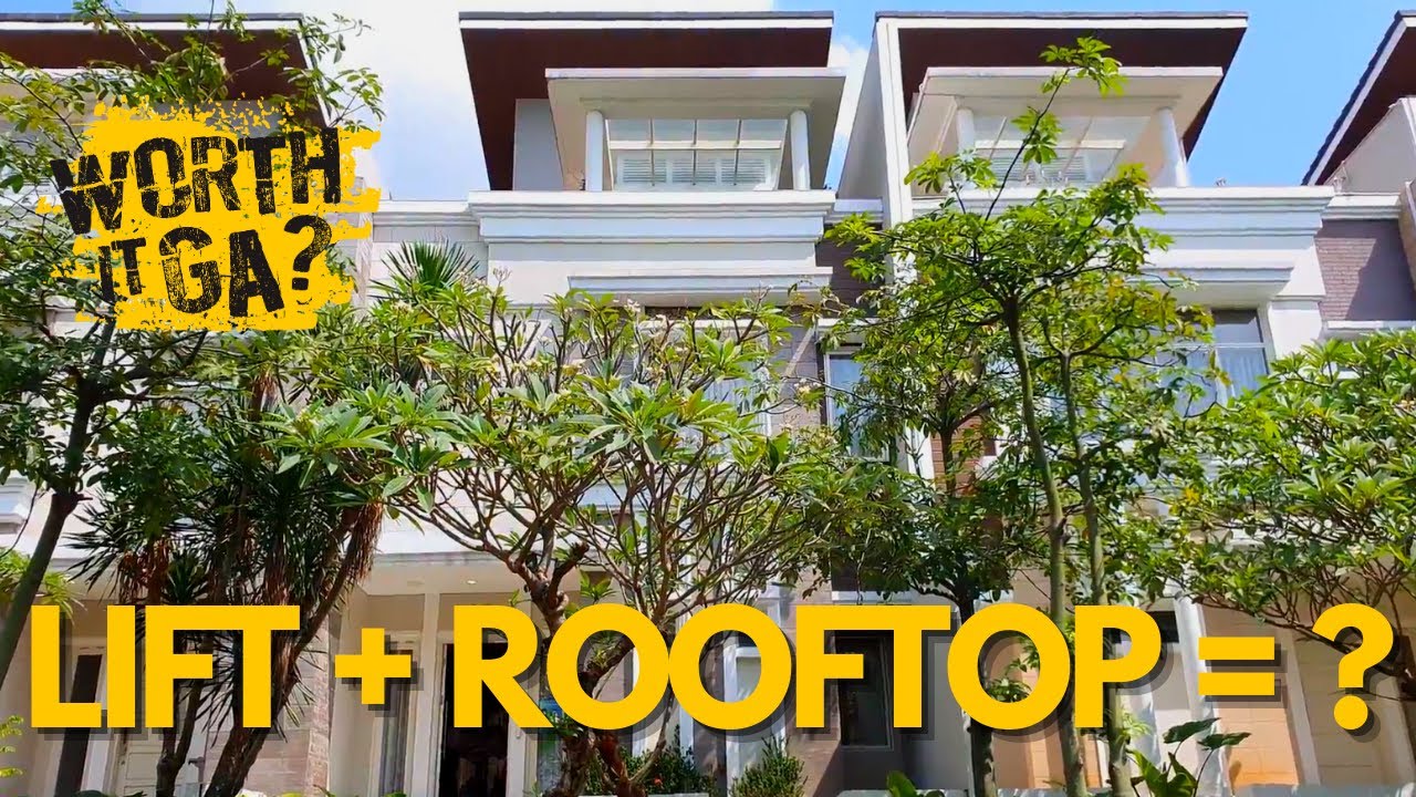 TOUR TOWNHOUSE MEWAH 5.2 MILYAR DI SUMMARECON SERPONG, EMERALD COVE ...