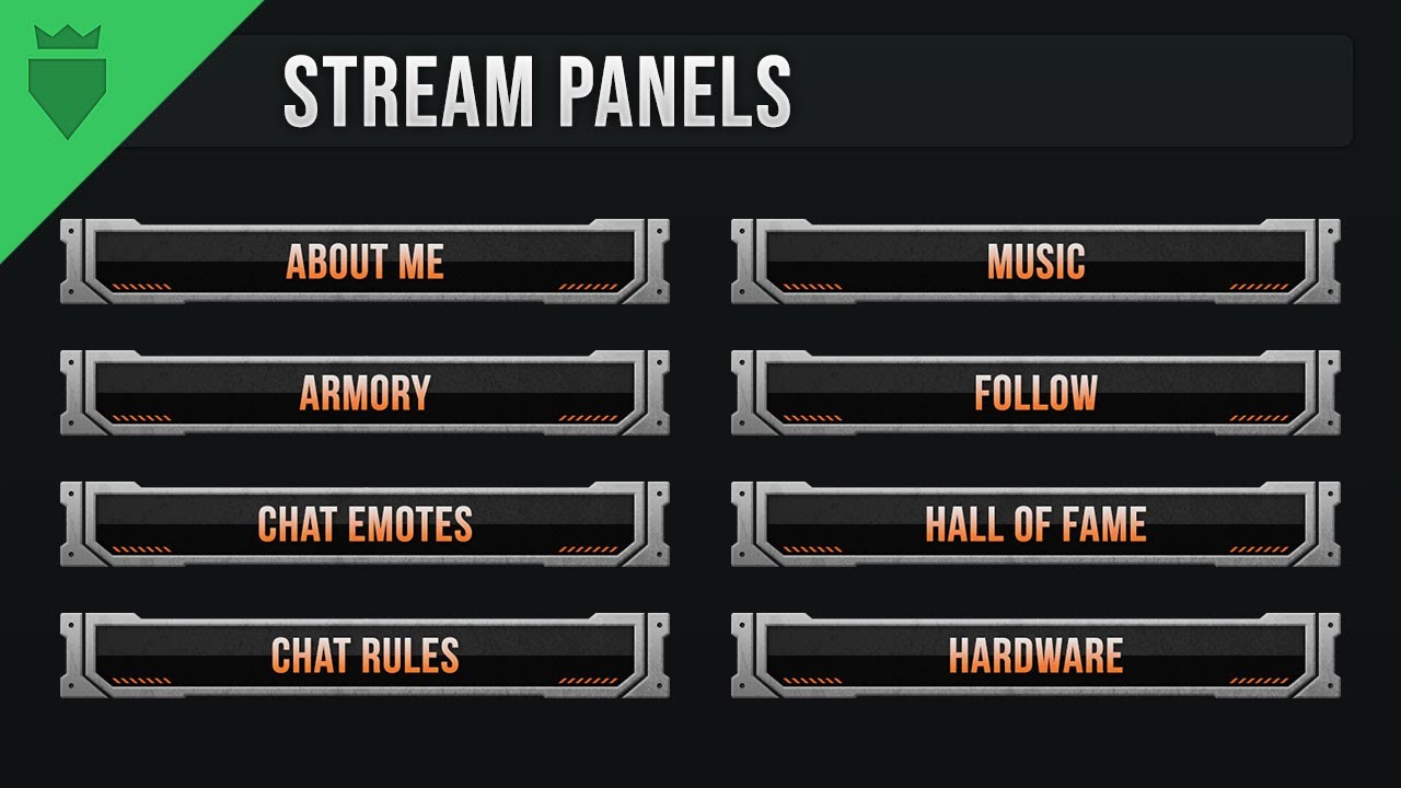 Cyborg (Stream Panels | Speed Art + Template) | FREE - YouTube