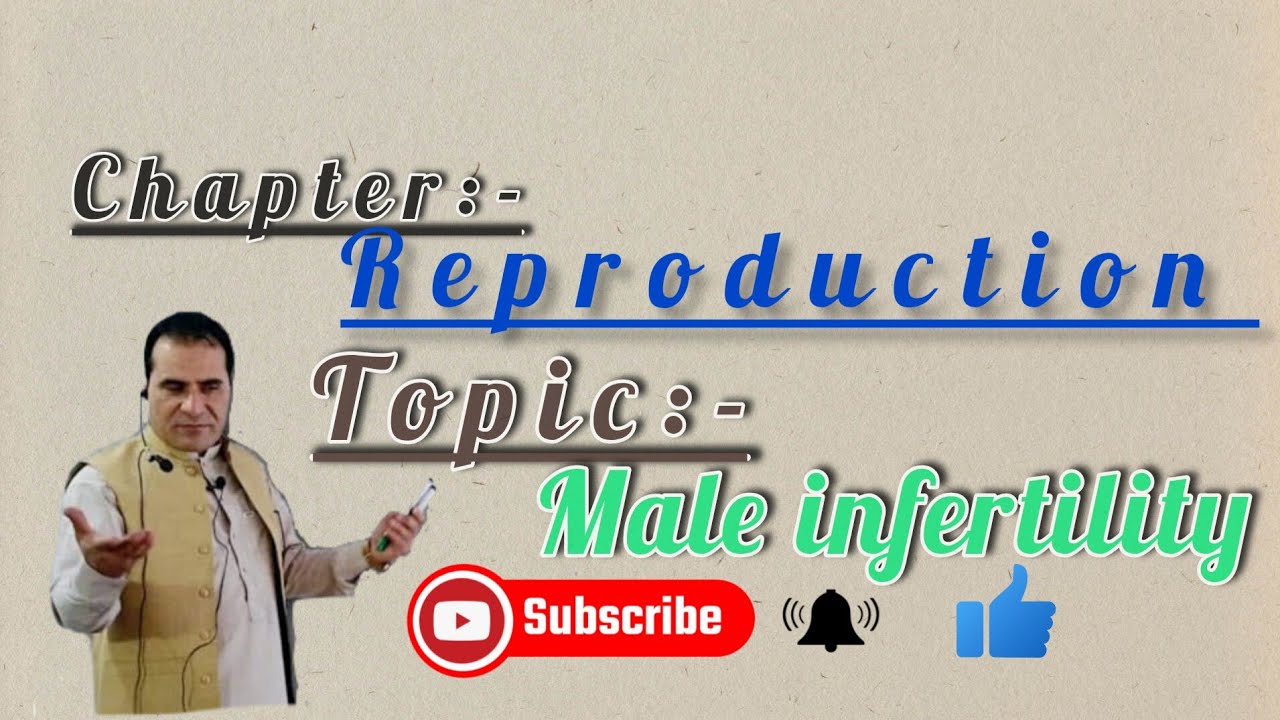 Male Infertility Explanation Chapter 20 Lecture 9th By Sher Ali 1548