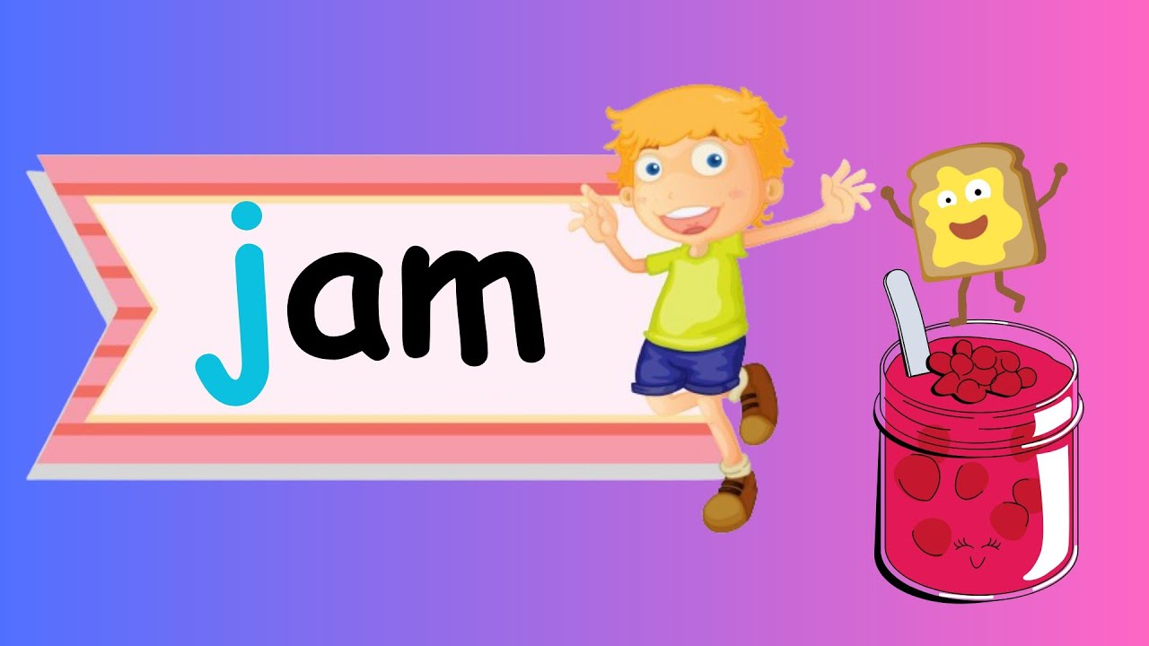 'am' Word Family//blending sounds// Phonics reading// for kids - YouTube