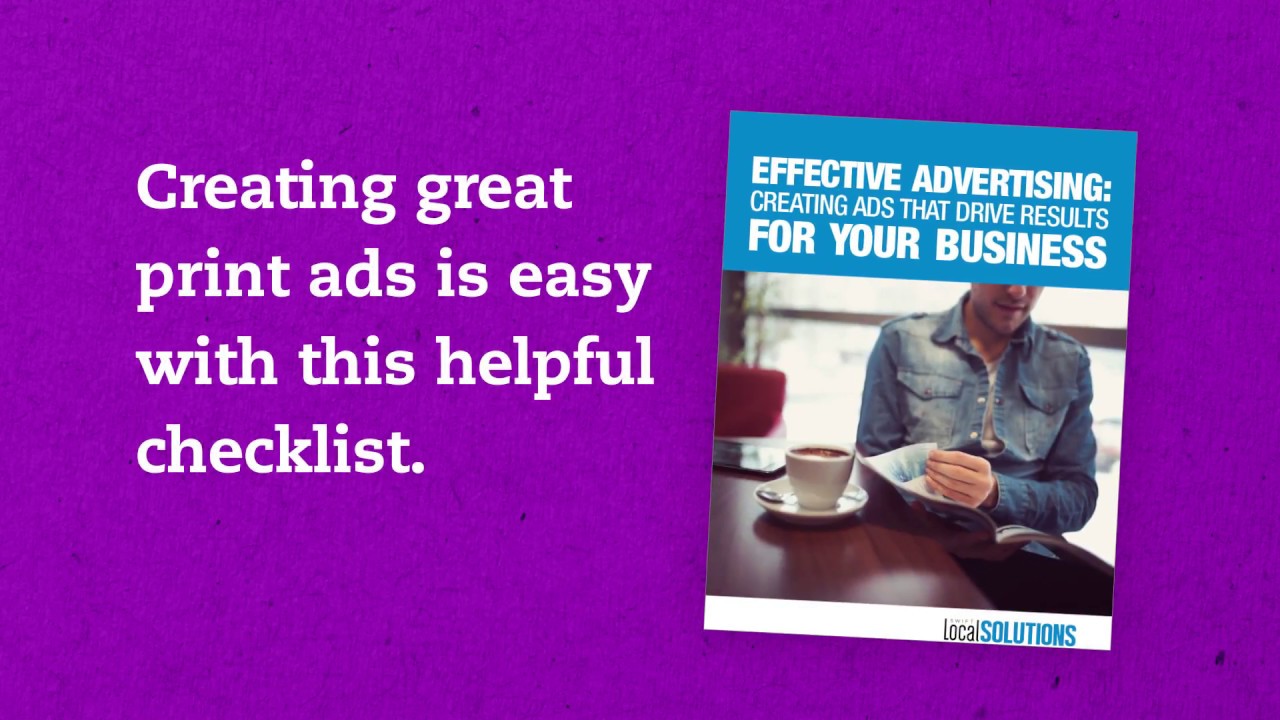 How To Build Effective Print Ads - YouTube