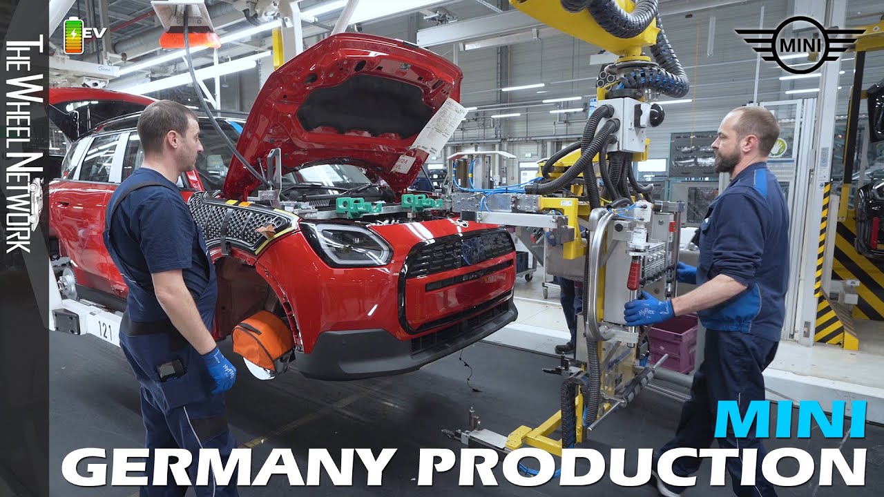 Mini Countryman Electric Production in Germany - YouTube