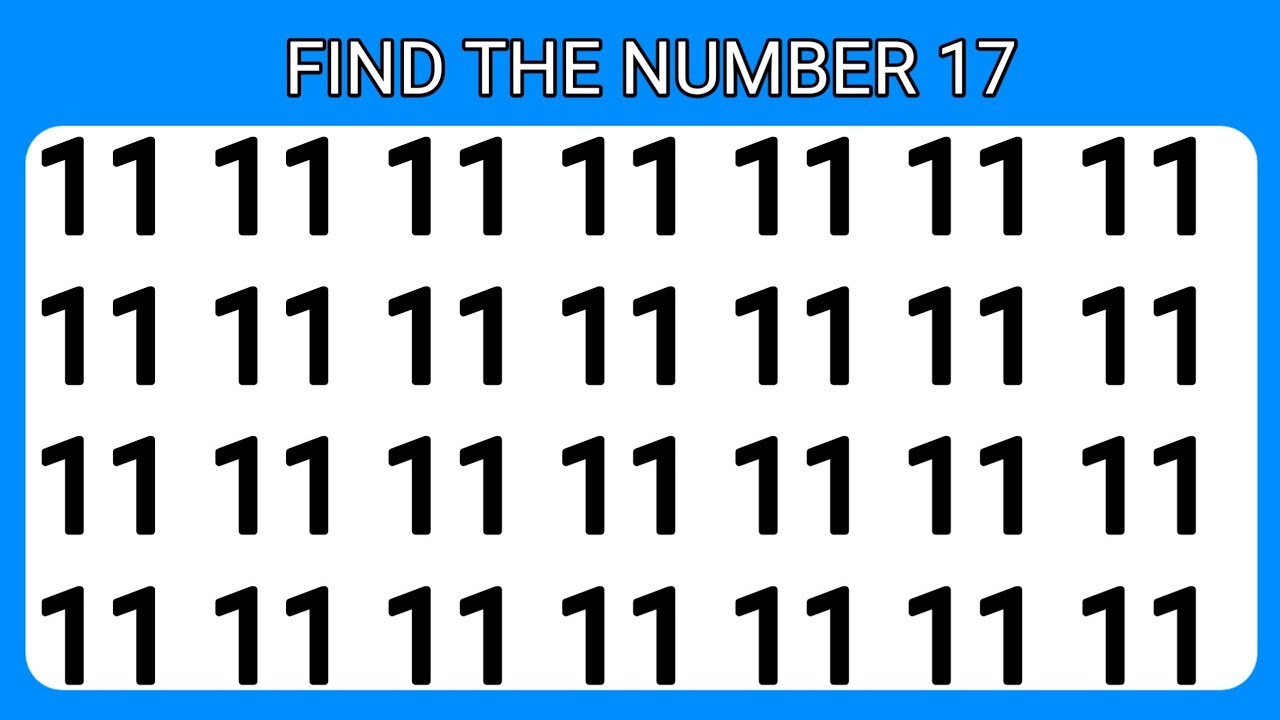 Find the odd number | spot the difference number | oddity spoting - YouTube