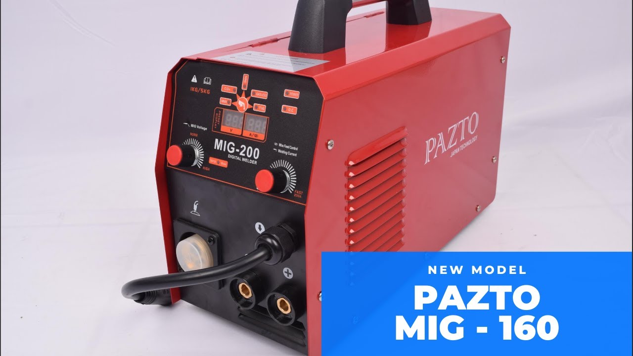 REVIEW PAZTO MIG 160 NEW MODEL - YouTube