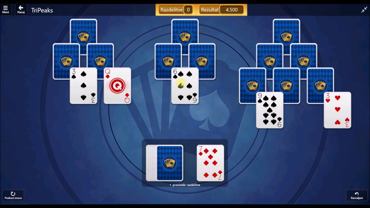 Microsoft Solitaire Collection - TriPeaks June 12 2016 - YouTube
