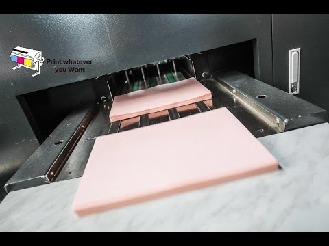 100gsm Sheet Instant Dry Sublimation Paper with pink back - YouTube