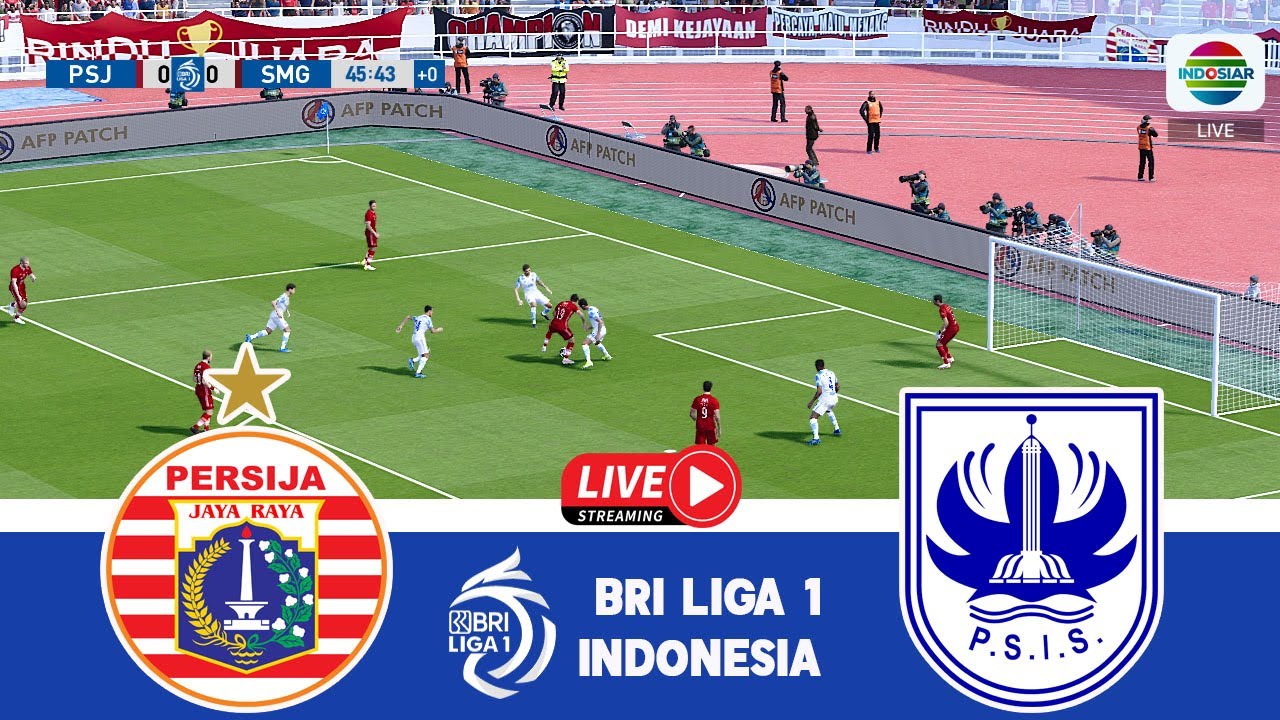 Persija Jakarta vs PSIS Semarang LIVE | BRI Liga 1 Indonesia 22/23 Live ...