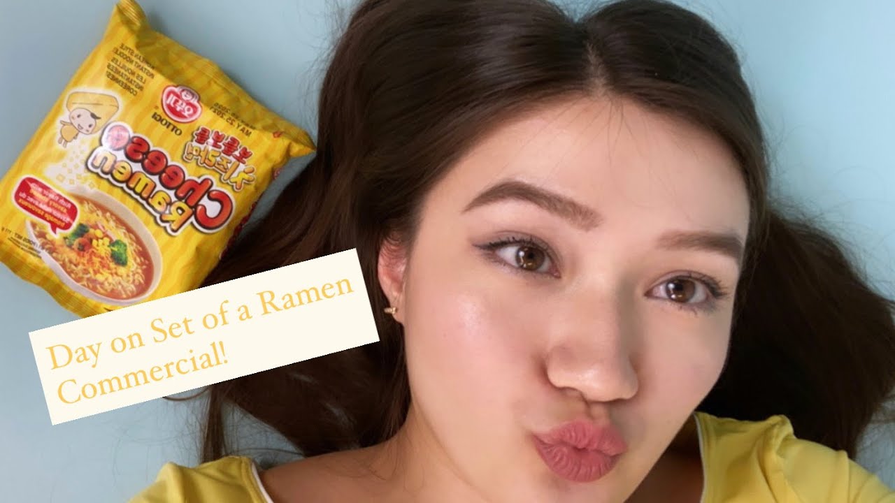 I was in an Ottogi America ramen commercial! - YouTube