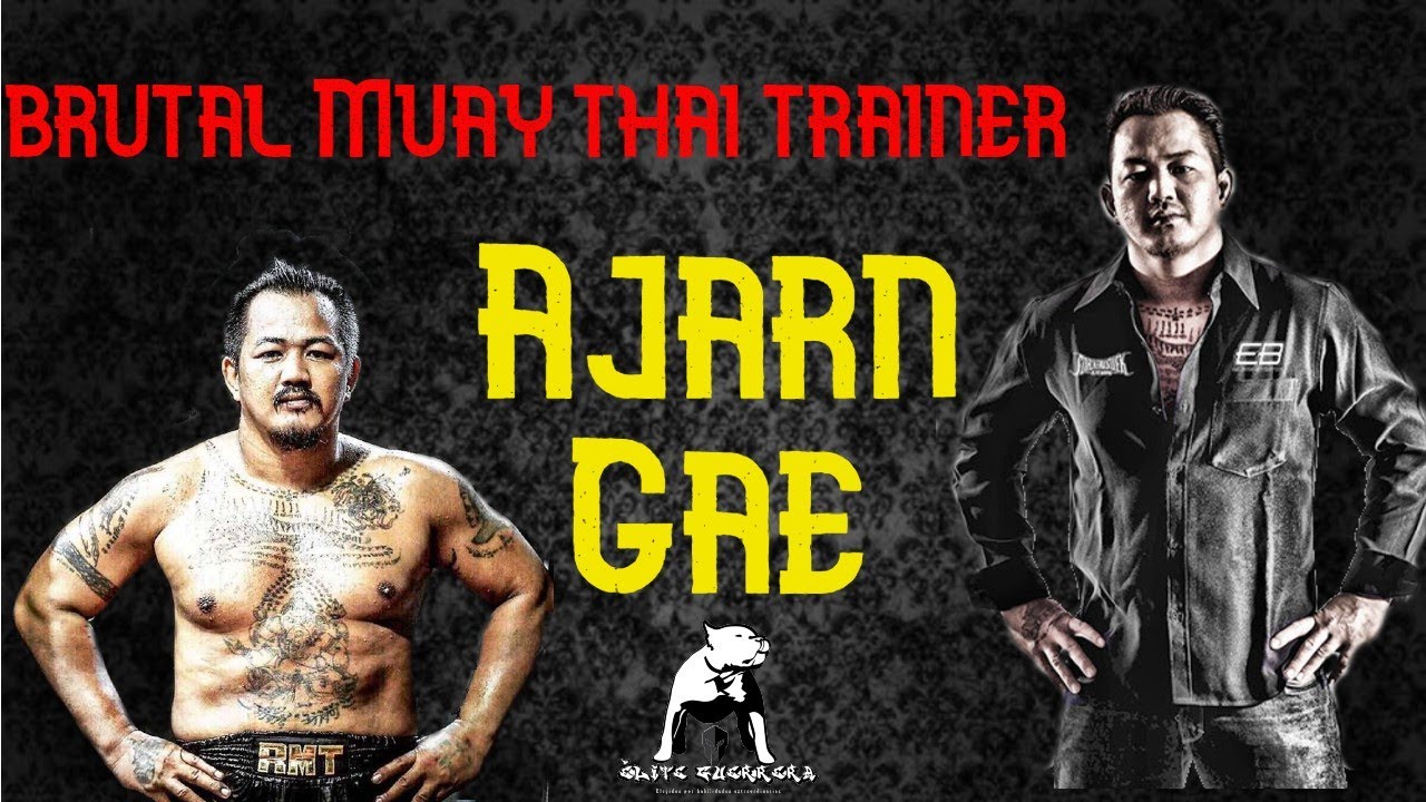 Brutal Muay thai trainer - Ajarn Gae - YouTube