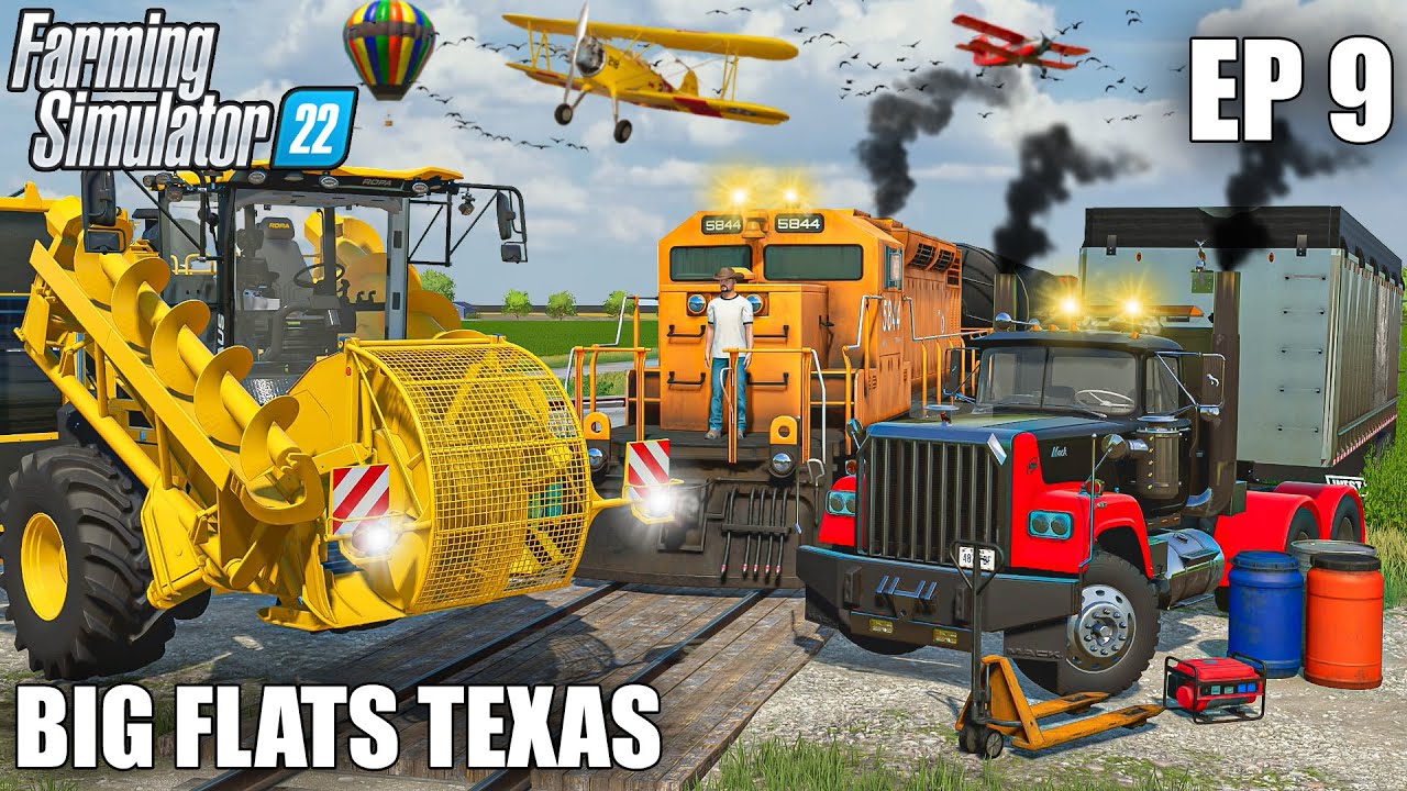 GIGA SILAGE EXPORT with ROPA MAUS | Big Flats Texas | Farming Simulator ...