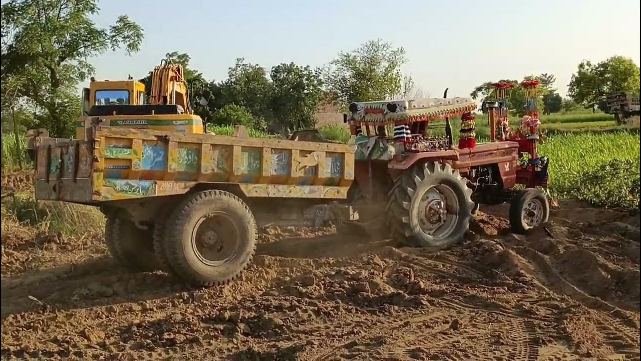 PAKISTANI TRACTORS TRALI LOADING UN LOADING - YouTube