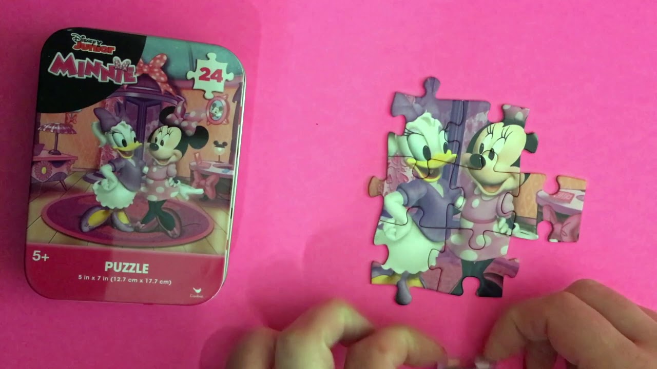 The minnie mouse puzzle - YouTube