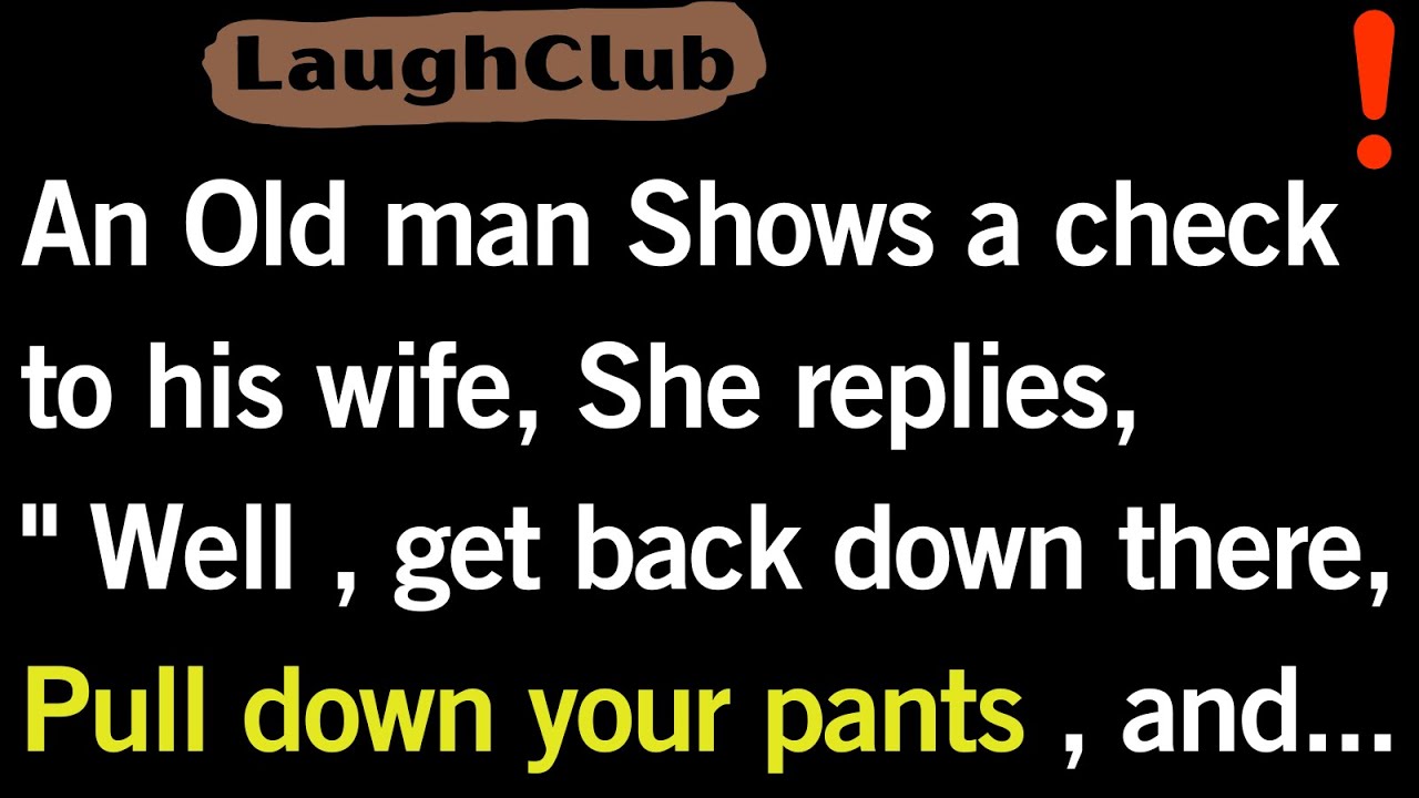 🤣 BEST JOKE OF THE DAY! - Old Man Shows a check... | Funny Daily Jokes ...