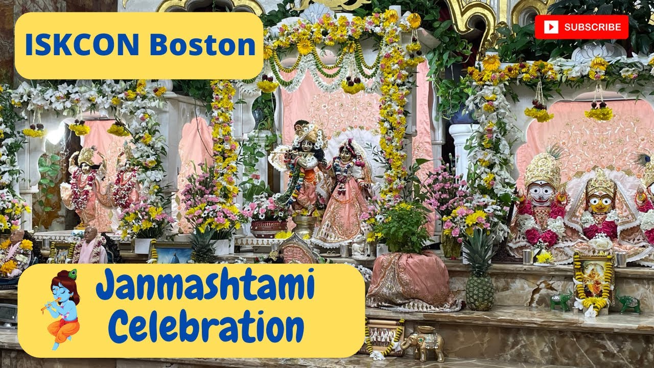 Janmashtami Celebration at ISKCON Temple Boston I TravelFreak Videos ...