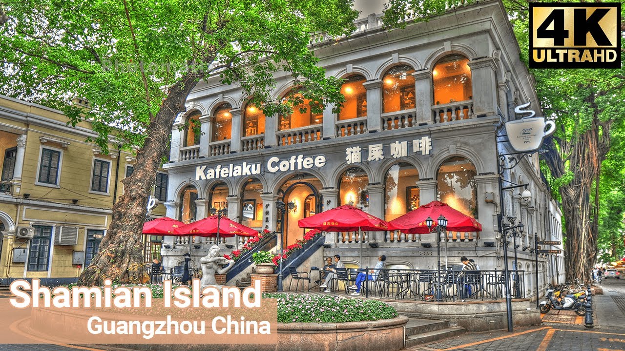 🇨🇳 4K | An Island in the City WALK ~ Shamian Island ~ 4K Ultra HD - YouTube