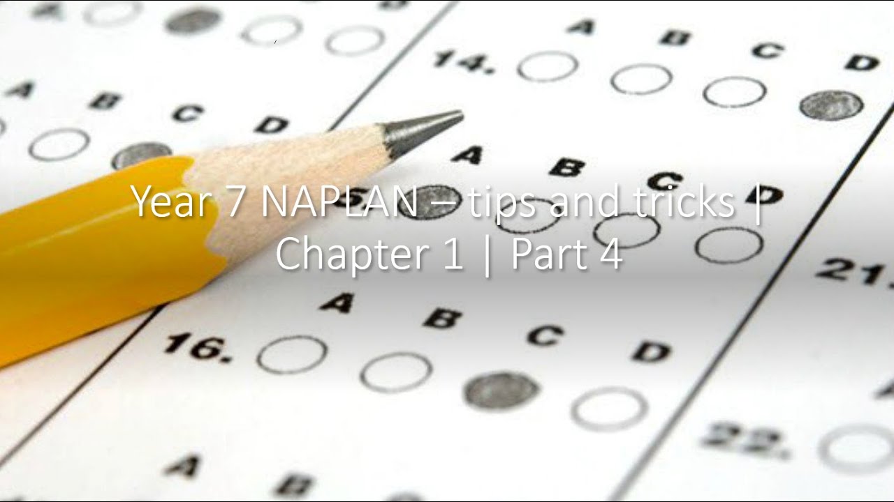 Year 7 NAPLAN - maths tips and tricks | Chapter 1 | Part 4 - YouTube