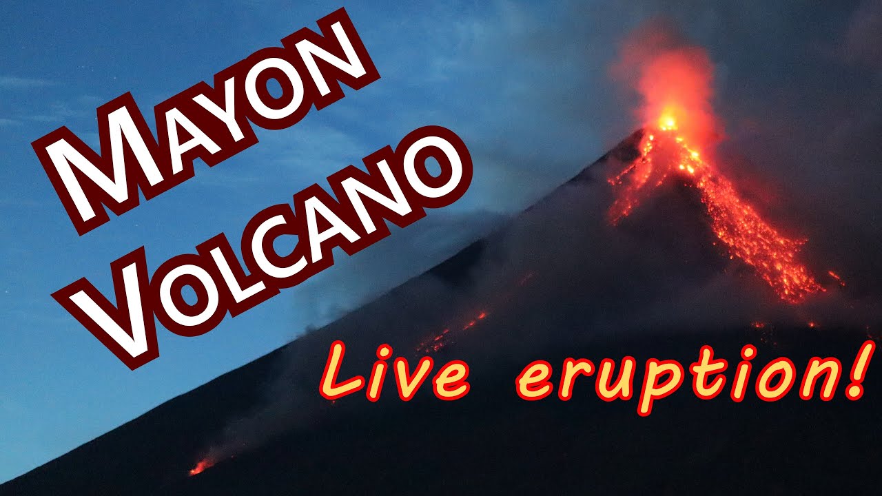 Mayon Volcano, 2023 eruption drone footage [4K Philippines] - YouTube