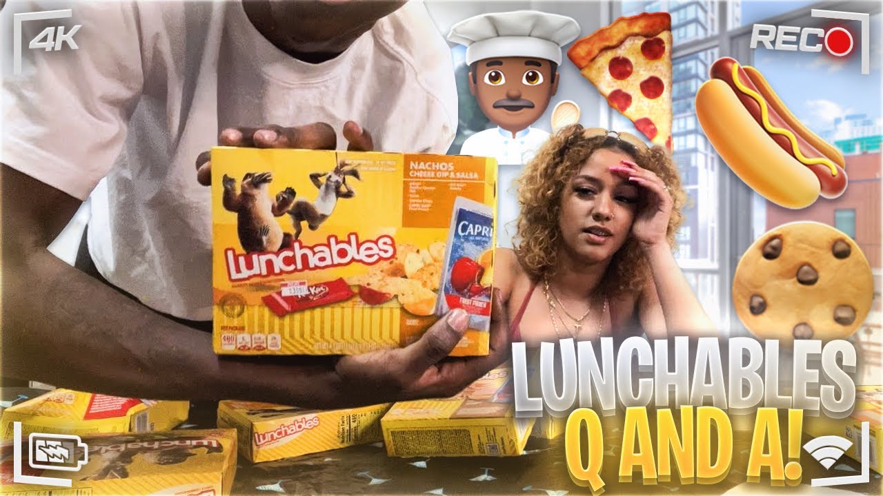 HOLLI Q&A MUKBANG (LUNCHABLES) - YouTube