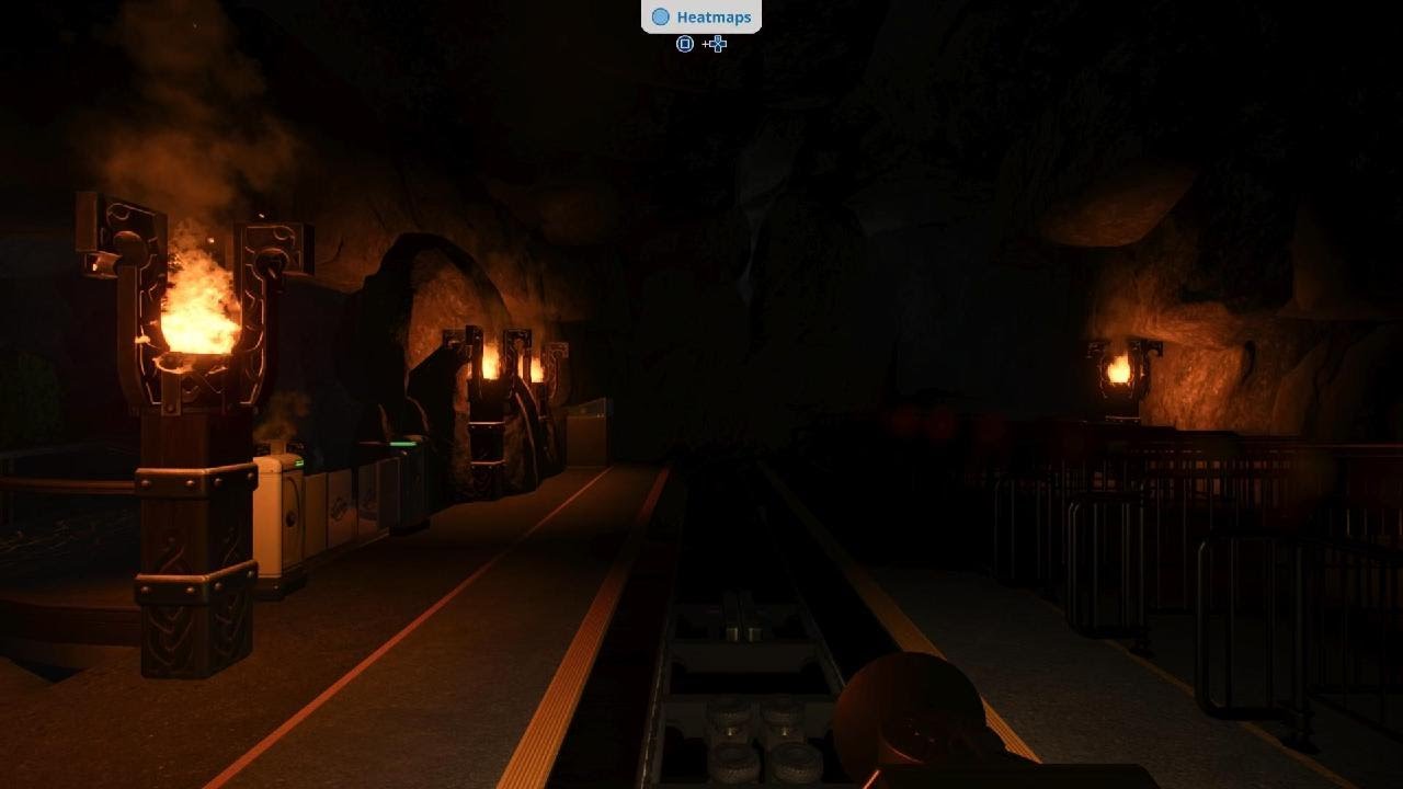 Planet Coaster 2 The Mine (Mine Train Coaster) POV - YouTube