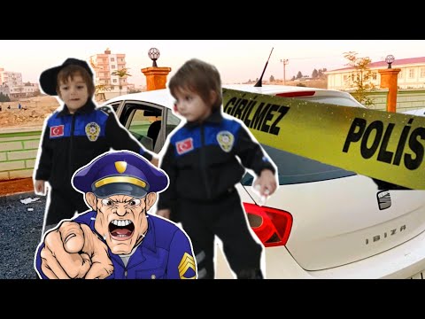 Enes, polis oldu arabamiza giren hırsızı polis sireniyle korkutup yakaladı.#polis #polissireni#siren