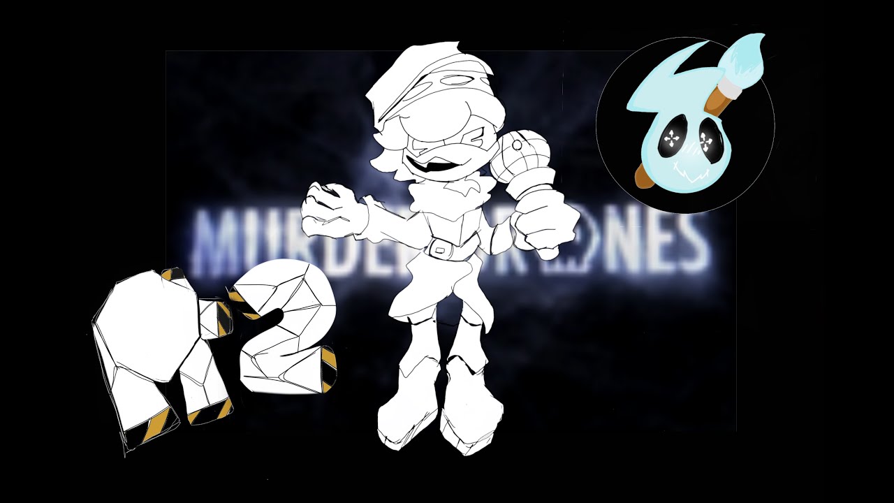 drawing N (from murder drones) in the FNF style part 2 - YouTube