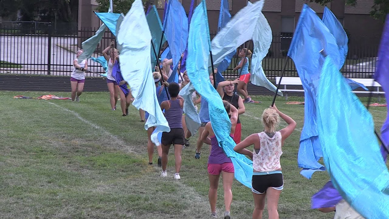 Pioneer Color Guard Indianapolis Run Through - YouTube