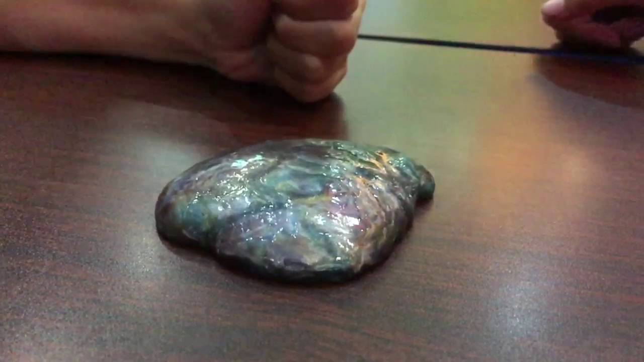 Slime in slowmotion - YouTube