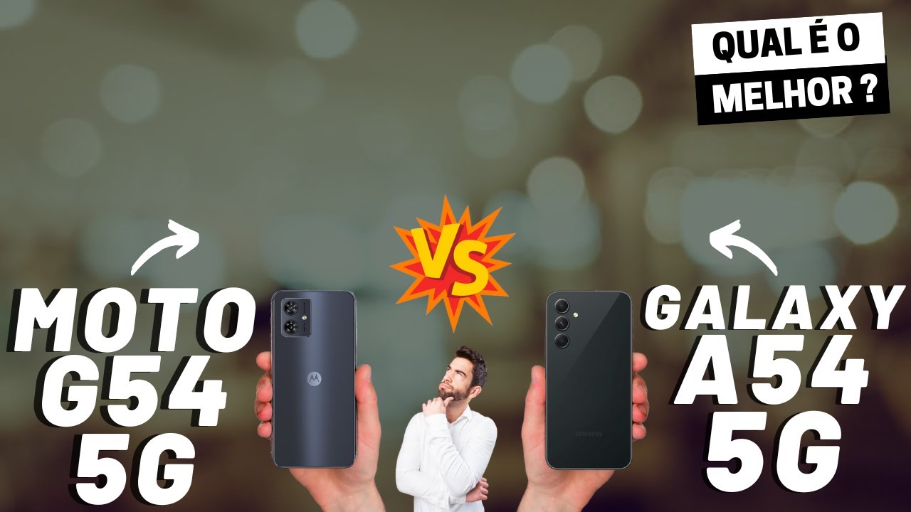Moto G54 vs Galaxy A54 Qual é o MELHOR? (Comparativo) - YouTube