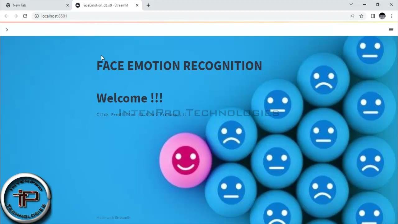 **Streamlit Web Application** - Face Emotion Recognition System Using ...