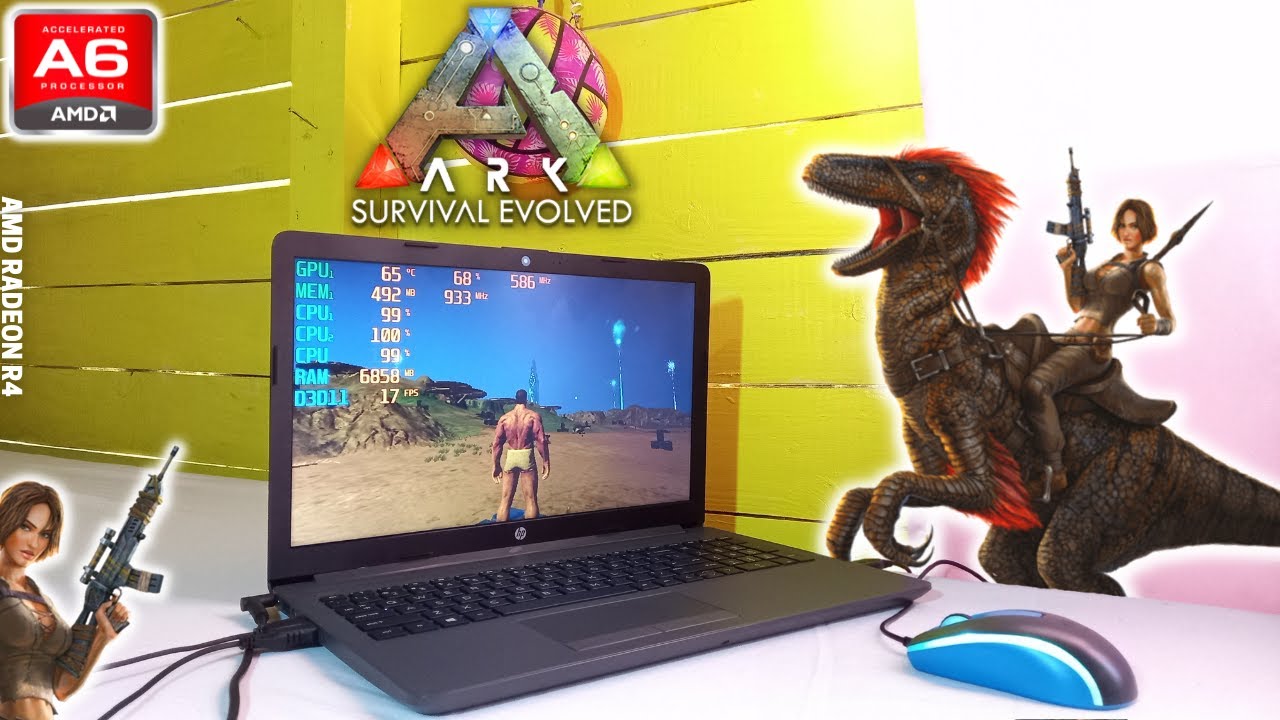 Ark Survival Evolved (AMD A6, Radeon R4 Graphics) Low End Laptop (512MB ...