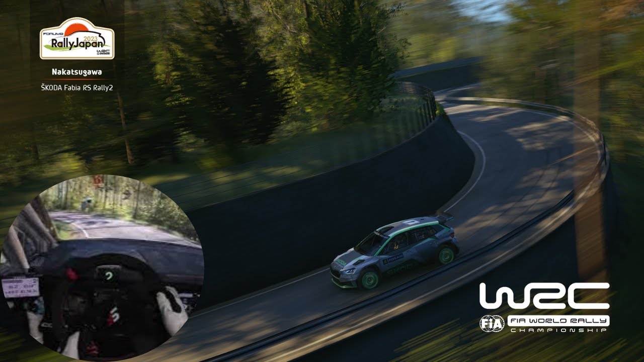 POV Rally in EA Sports WRC | Nakatsugawa Japan | Simagic Alpha Mini ...