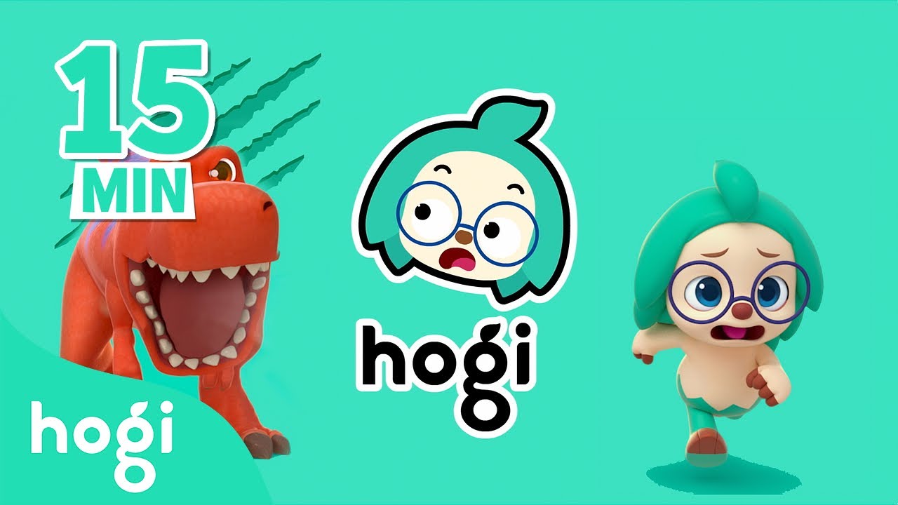 🦖 Hogi, Run! Dinosaur with Hogi｜Hogi Jingle Play｜15 min｜Hogi Hogi｜Kids ...