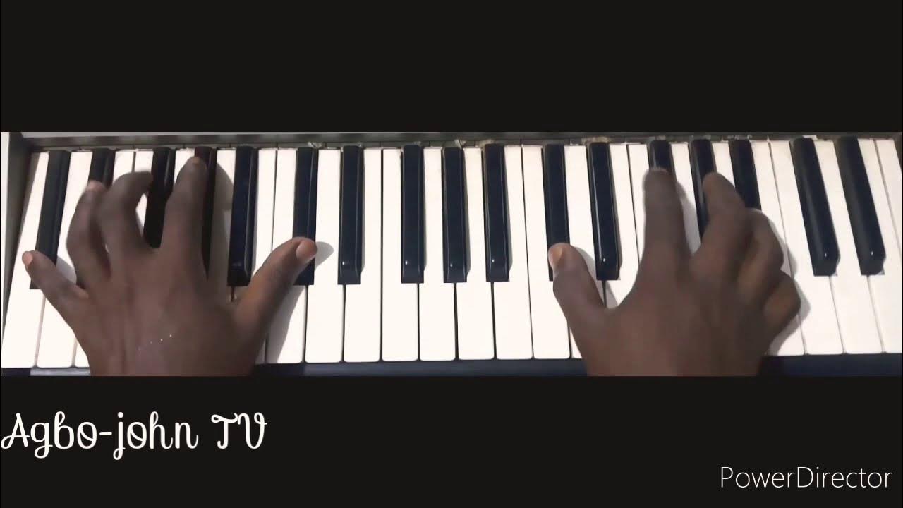 How to play highlife piano solo on the keyboard African highlife lesson - YouTube