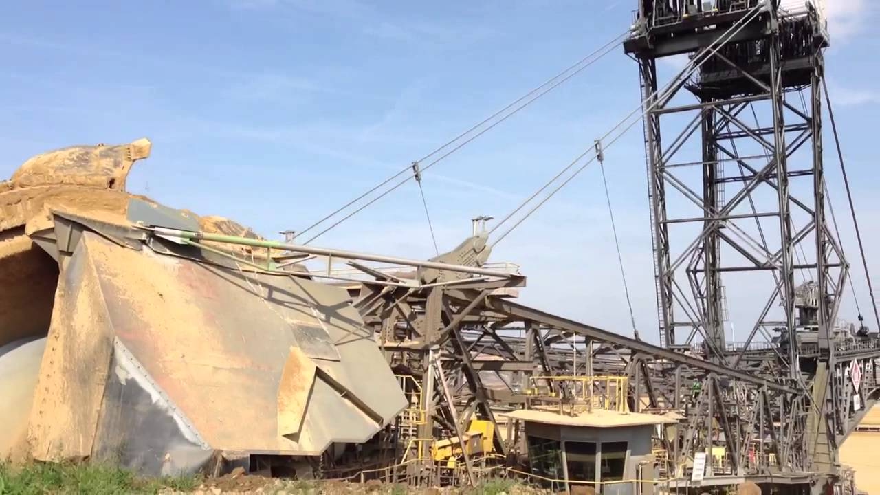 Rheinbraun Bagger 258 in Garzweiler - YouTube