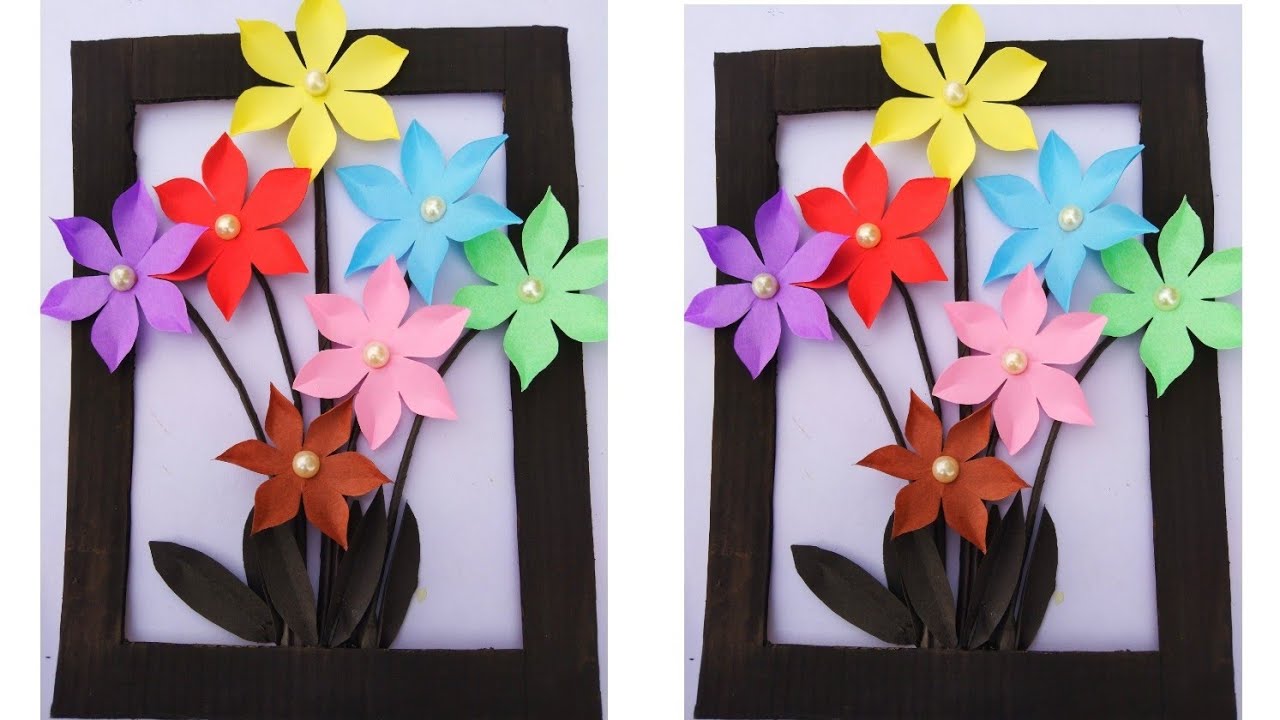 Amazing wall hanging ll paper craft ll Handmade paper wall hanging ll ...