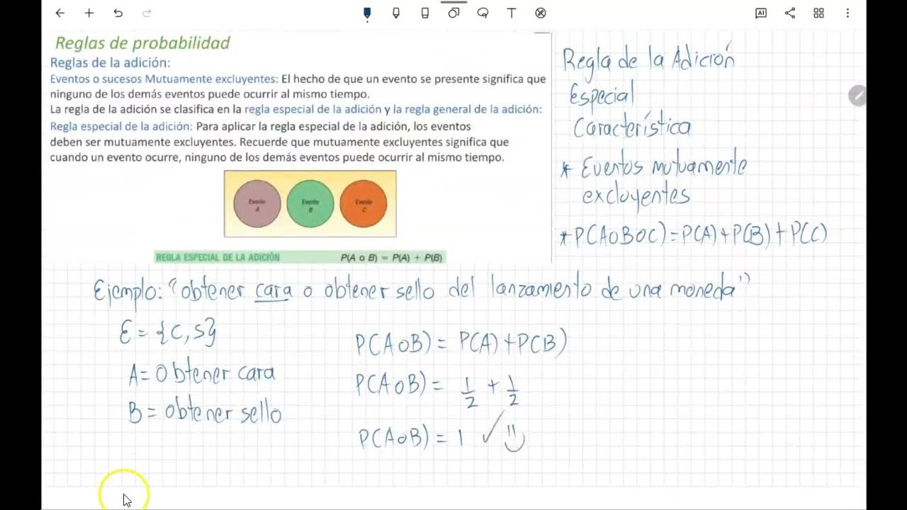 Reglas de la probabilidad parte 1 - YouTube
