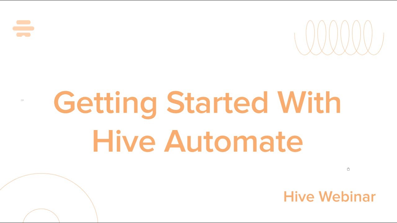 Getting Started With Hive Automate | Webinar - YouTube