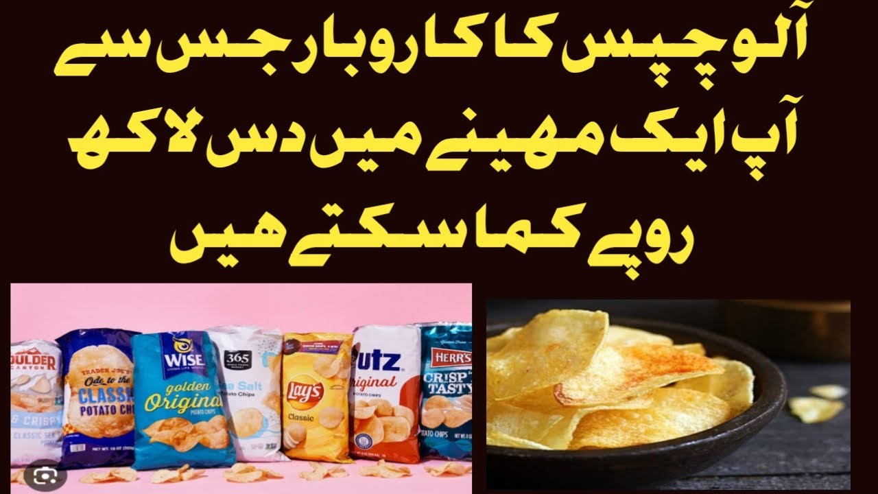 POTATO CHIPS BUSINESS | aloo chips ka karobar | LAYS CHIPS BUSINESS IN ...