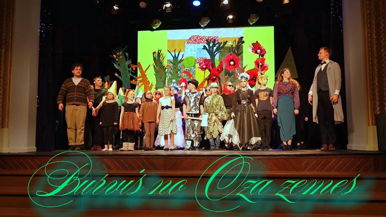 Muzikālā izrāde "Burvis no Oza zemes" - YouTube