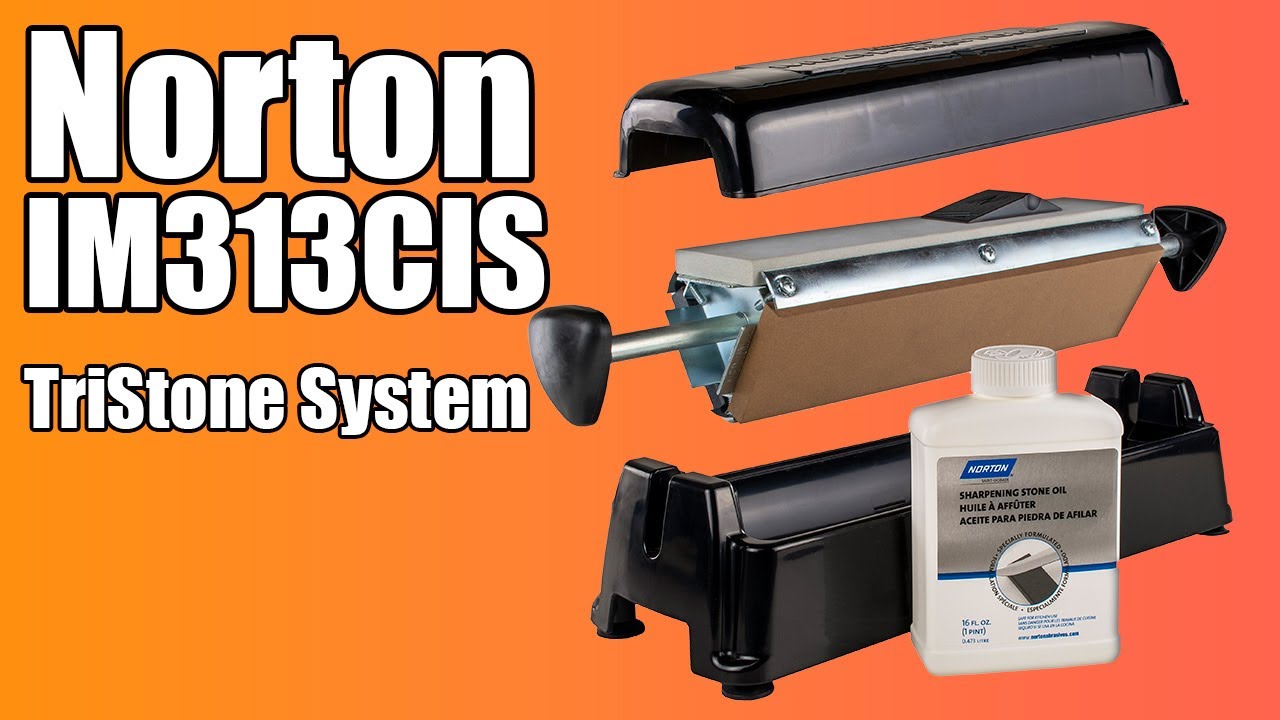 Sharpening With Oil Stones | Trying Out The Norton IM313CIS TriStone ...