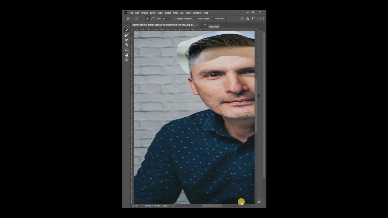 GROW HAIR On A BALD Head In Photoshop shorts YouTube grow-hair-on-a-bald-head-in-photoshop-shorts-youtube