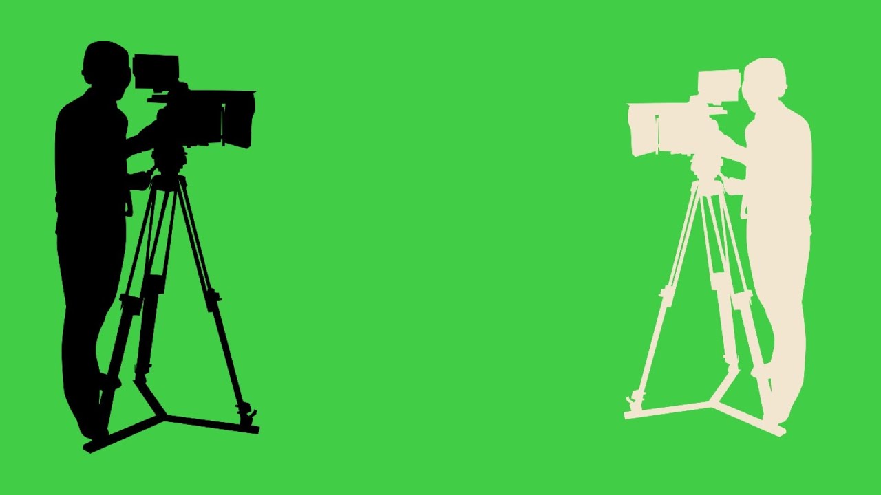 Vlogger | Camera man | Videographer | Silhouette Green Screen - YouTube